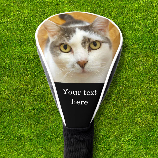 Custom Photo and Text Personalized Golf Head Cover | Zazzle