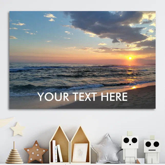Custom Photo And Text Personalized Poster Print | Zazzle