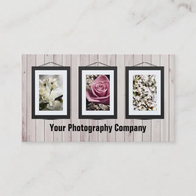 Custom Photo Art Gallery Business Cards | Zazzle