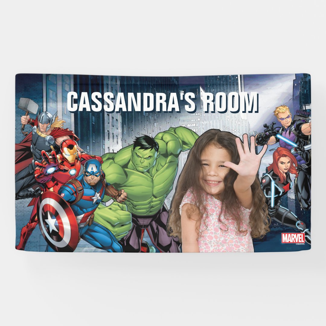 Custom Photo Avengers Banner | Zazzle