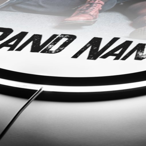 Custom Photo Band Entertainer Name LED Sign | Zazzle