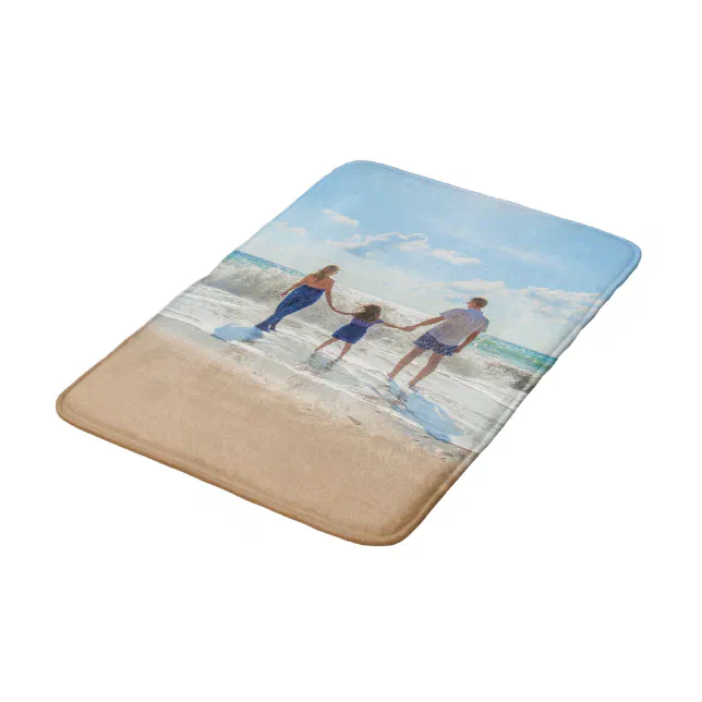 Custom Photo Bath Mat with Your Photos | Zazzle