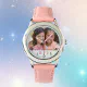 Custom photo BFF best friends forever girl pink Watch | Zazzle