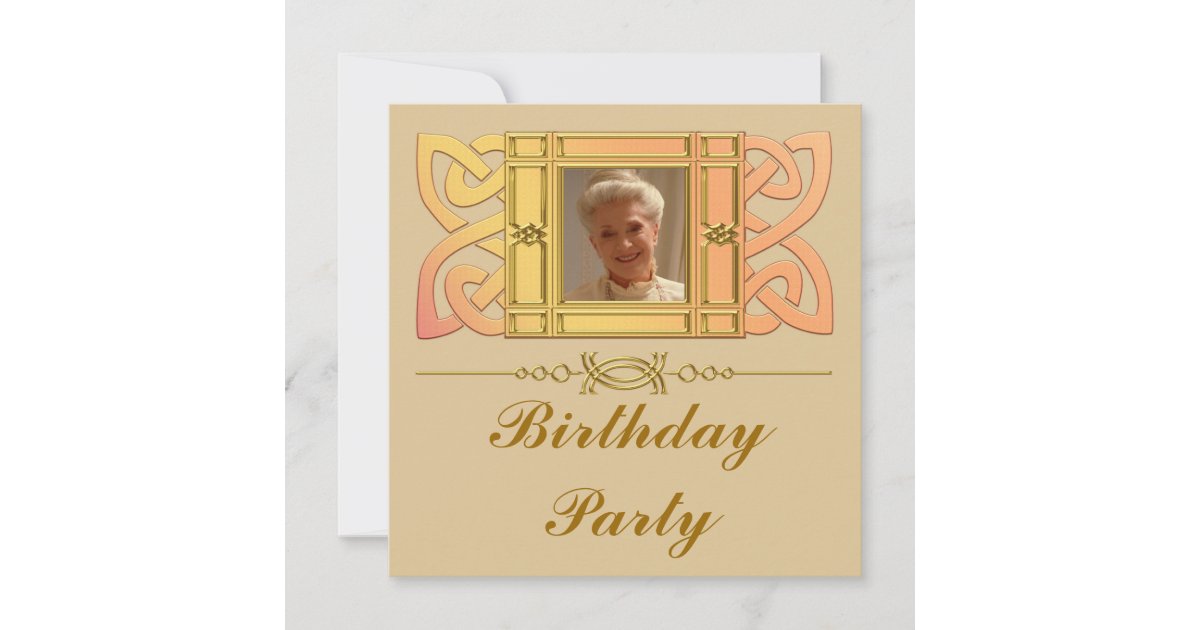 Custom Photo Birthday Party Invitations | Zazzle