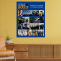 Custom Photo Blue Graduation Class of 2023 School Poster | Zazzle