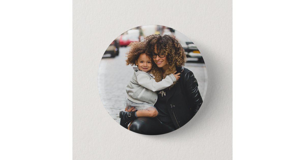 Custom Photo Button | Zazzle