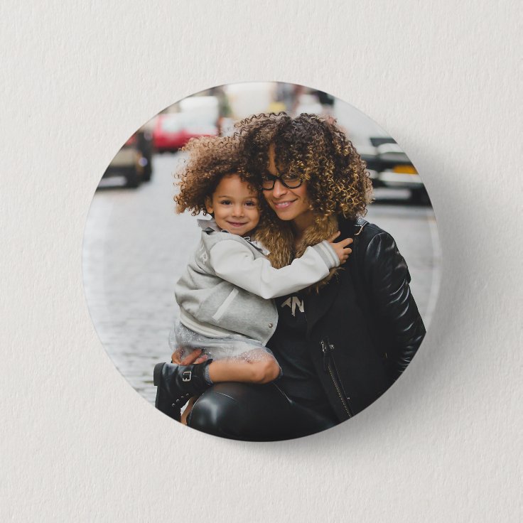 Custom Photo Button | Zazzle