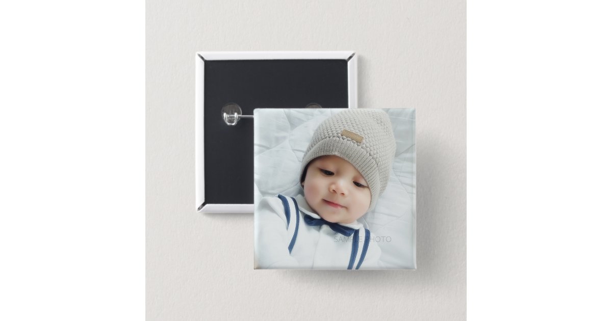 Custom Photo Button | Zazzle