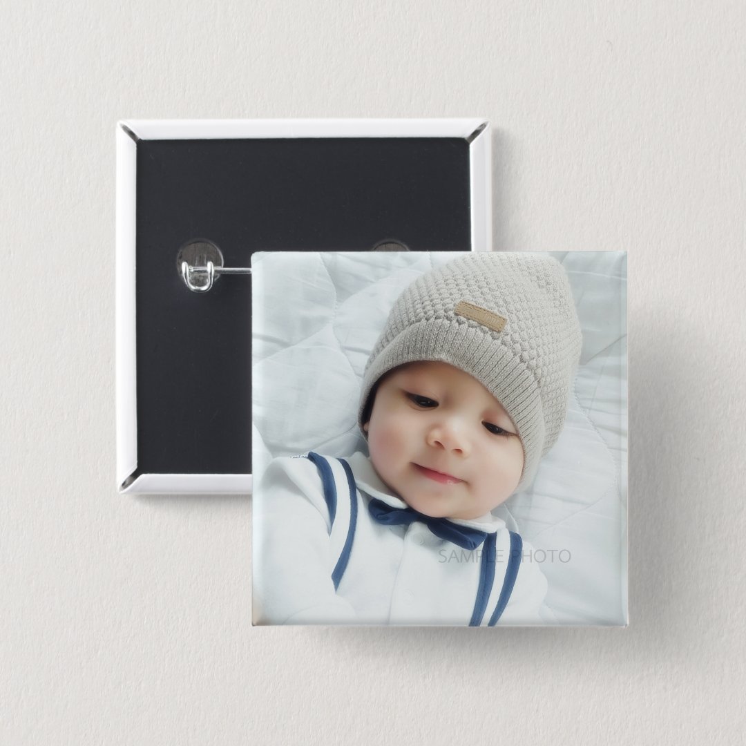 Custom Photo Button | Zazzle