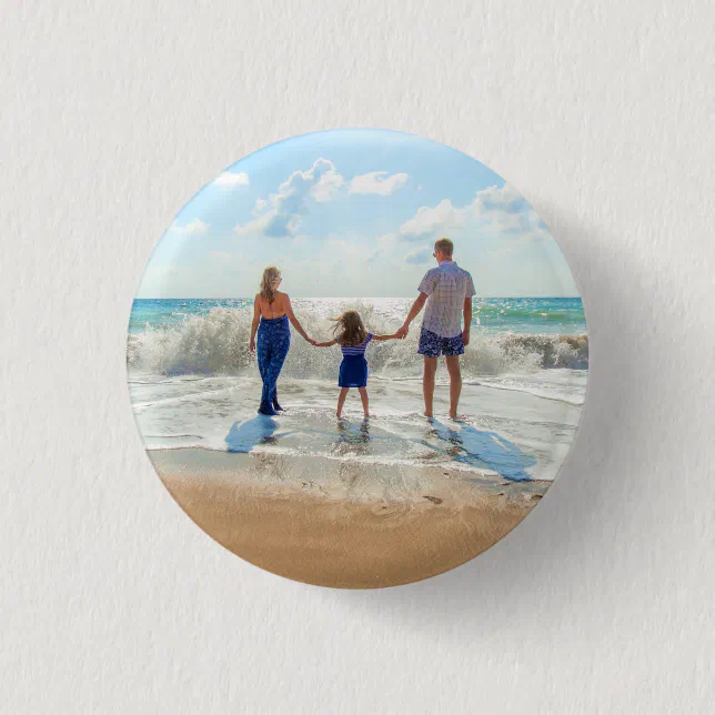Custom Photo Button with Your Favorite Photos | Zazzle