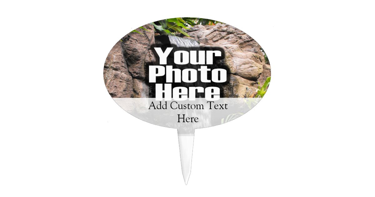 Custom Photo Cake Topper | Zazzle
