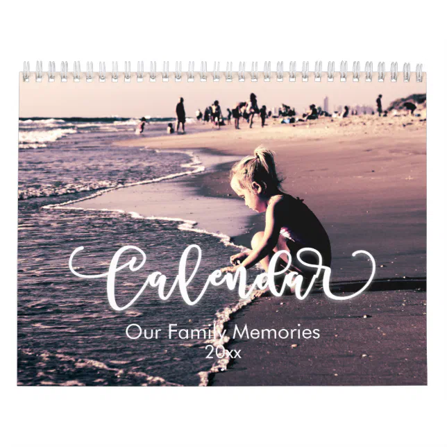 Custom Photo Calendar, Editable Calendar | Zazzle
