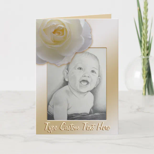 Custom Photo Card Custom Photo Cards Personalized | Zazzle