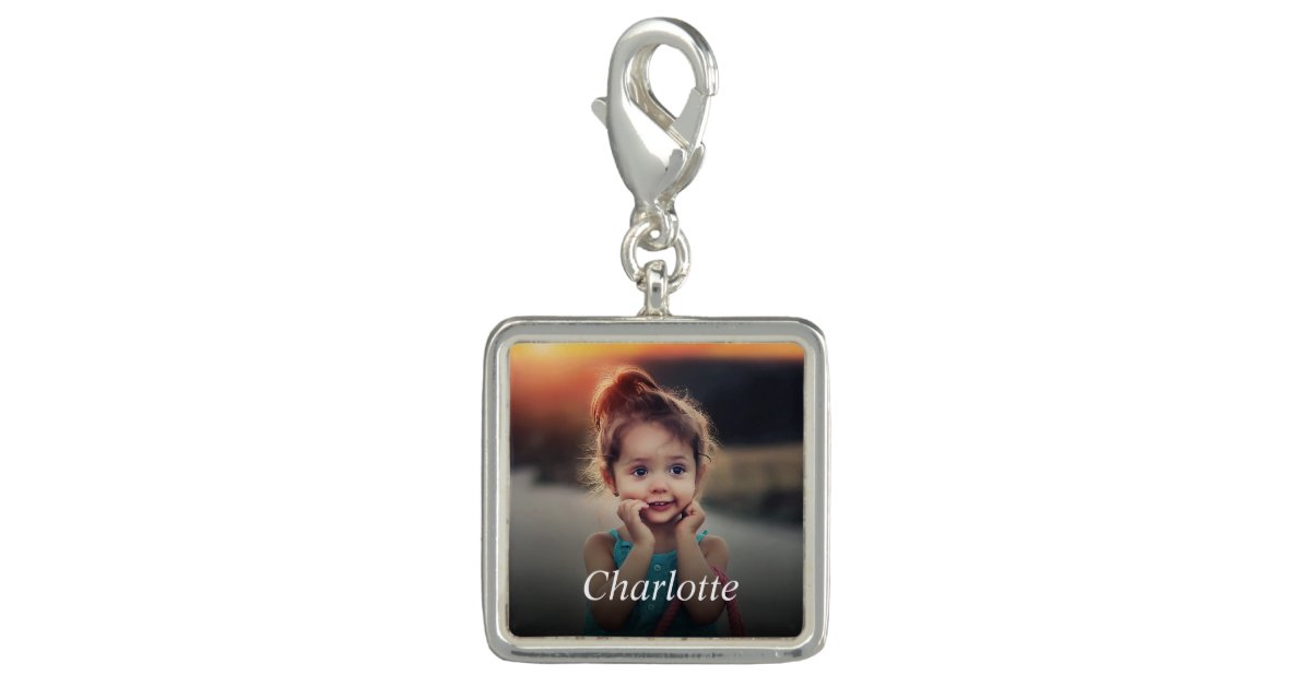 Custom Photo Charm | Zazzle