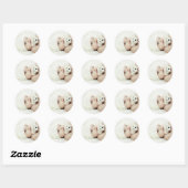 Custom Photo Classic Round Sticker | Zazzle