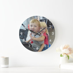 Custom Photo Clock | Zazzle