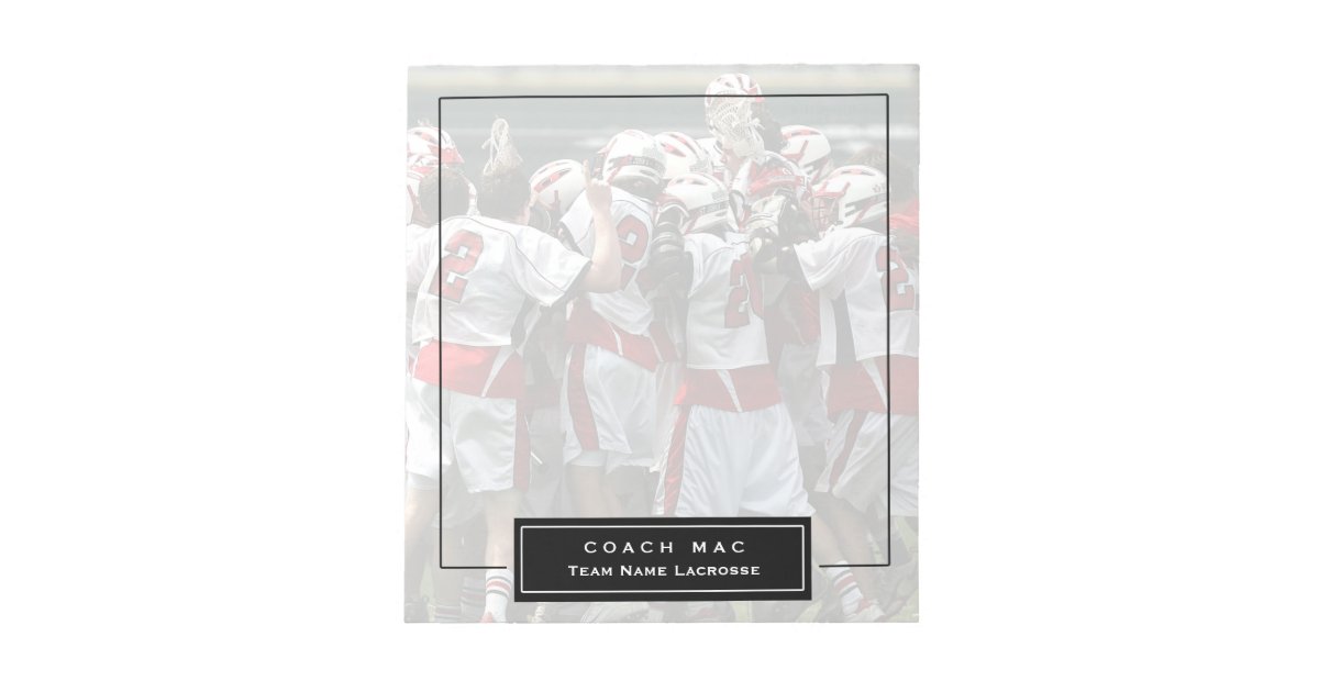 Custom Photo Coach Notepad, Full Photo | Faded Notepad | Zazzle