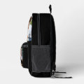 Custom Photo Collage Black Printed Backpack | Zazzle