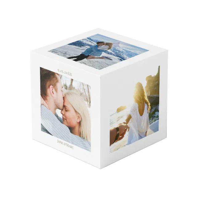 Custom Photo Collage Cube | Zazzle