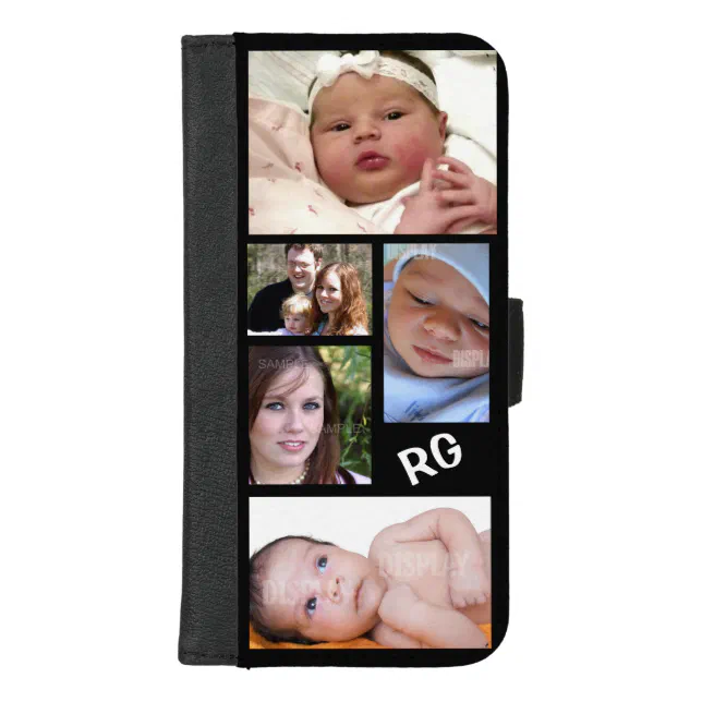 Custom Photo Collage Customizable iPhone Wallet Case | Zazzle