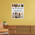 Custom Photo Collage Graduate Welcome Poster | Zazzle