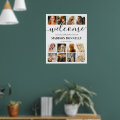 Custom Photo Collage Graduate Welcome Poster | Zazzle