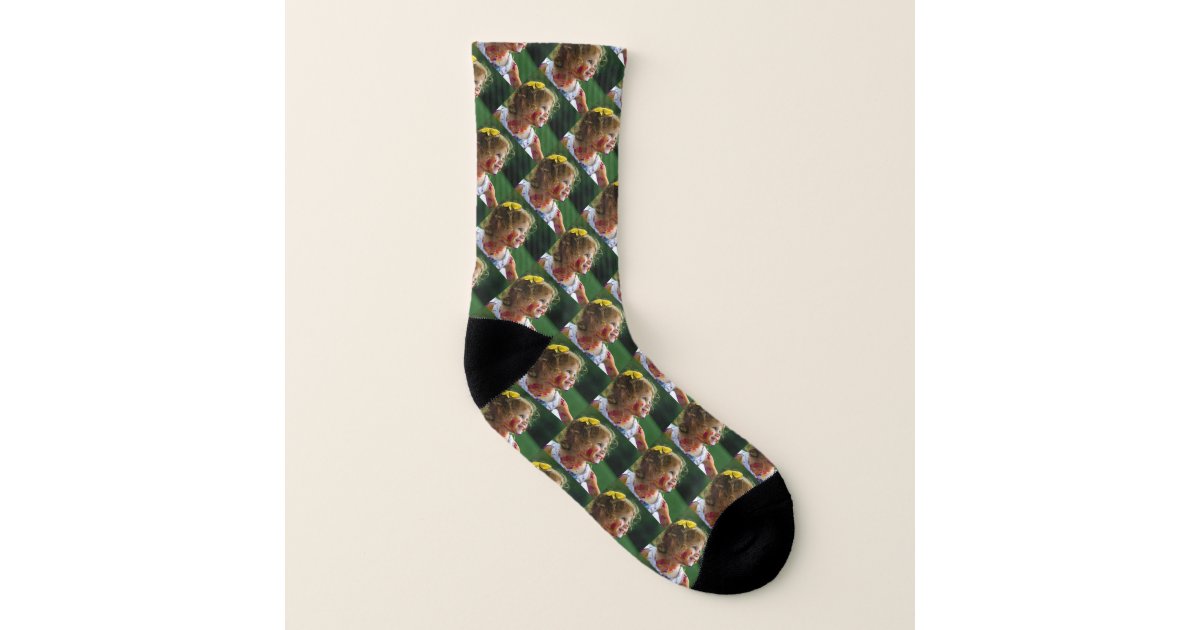 Custom Photo Collage Pattern Socks | Zazzle