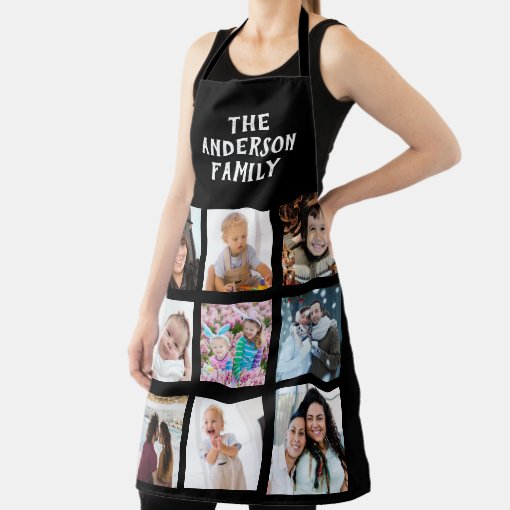 Custom Photo Collage Personalized Apron | Zazzle