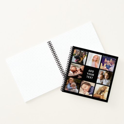 Custom Photo Collage Scrapbook Notebook | Zazzle