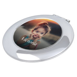 Custom Photo Compact Mirror | Zazzle