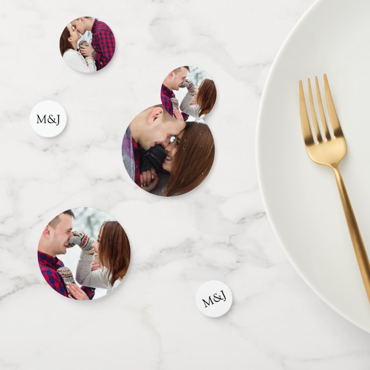 Custom Photo Confetti | Zazzle
