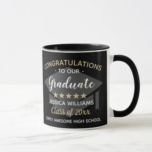 Custom Photo Congratulations Graduate Graduation Mug | Zazzle
