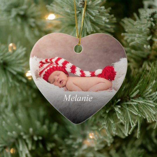 Custom Photo Create Your Own Ceramic Ornament | Zazzle.com