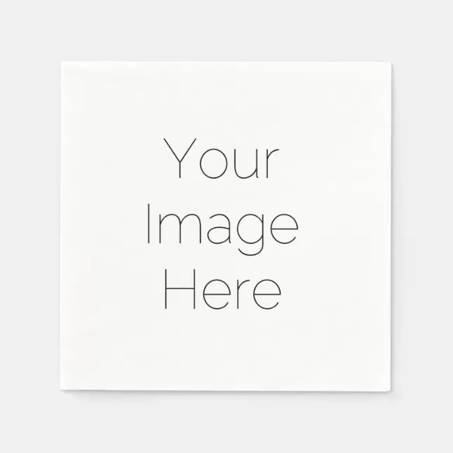 custom photo create your own Paper Napkin | Zazzle