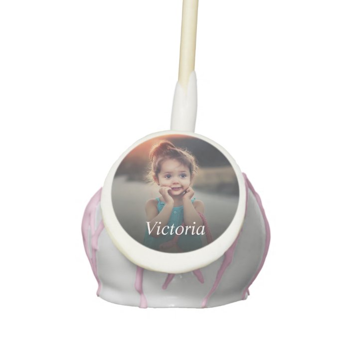 Custom Photo Create Your Own Personalized Cake Pops | Zazzle