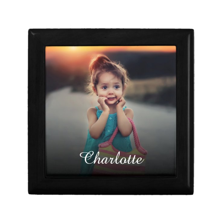 Custom Photo Create Your Own Personalized Gift Box | Zazzle