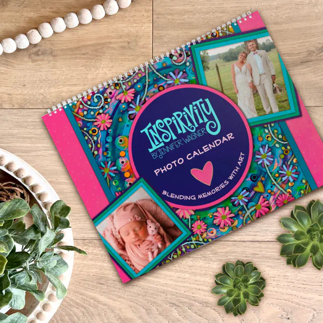 Custom Photo Create Your Own Simple Inspirivity Calendar | Zazzle