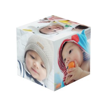 Custom Photo Cube | Zazzle
