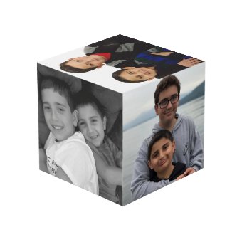 Custom Photo Cube | Zazzle