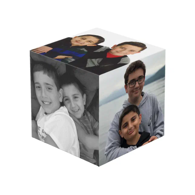 Custom Photo Cube | Zazzle