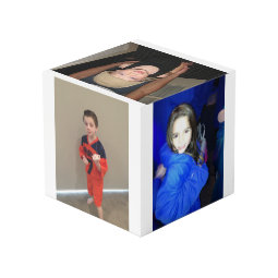 Custom Photo Cube With Picture and Photos | Zazzle