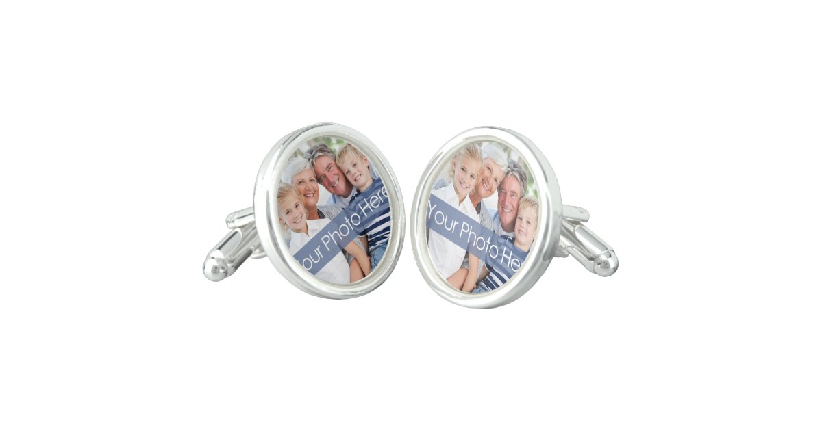 Custom Photo Cufflinks | Zazzle