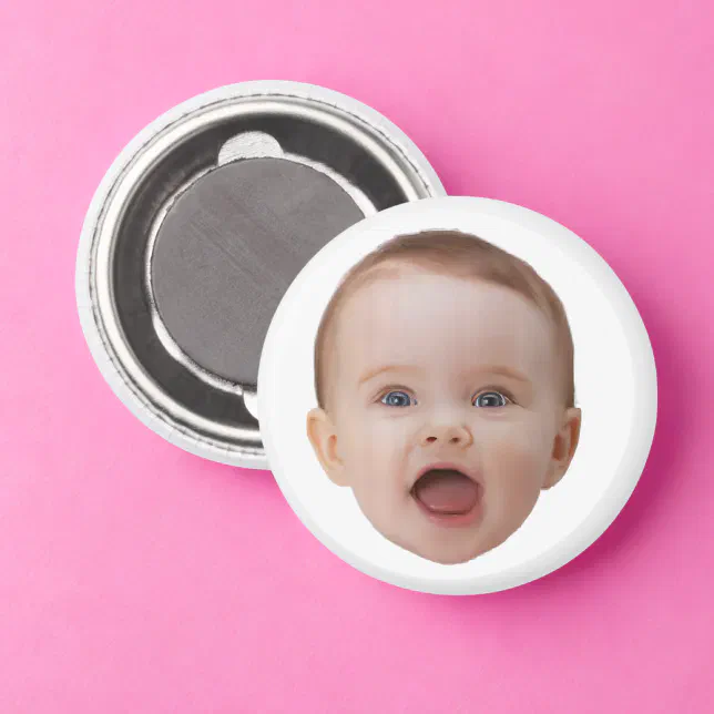 Custom Photo , Custom Photo Face Magnet | Zazzle