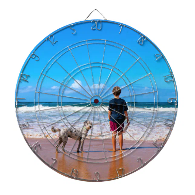 Custom Photo Dart Board with Your Favorite Photos | Zazzle