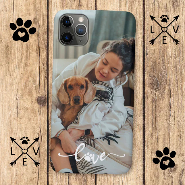 Custom Photo Dog Mom Phone Case | Zazzle
