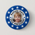 Custom Photo Election 2024 Democratic Candidate Button | Zazzle