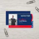 Custom Photo Election Campaign Business Card | Zazzle