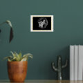 custom photo | elegant doodle | fine gold frame foil prints | Zazzle