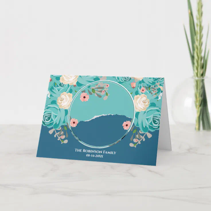 Custom Photo Family Personalize Card | Zazzle