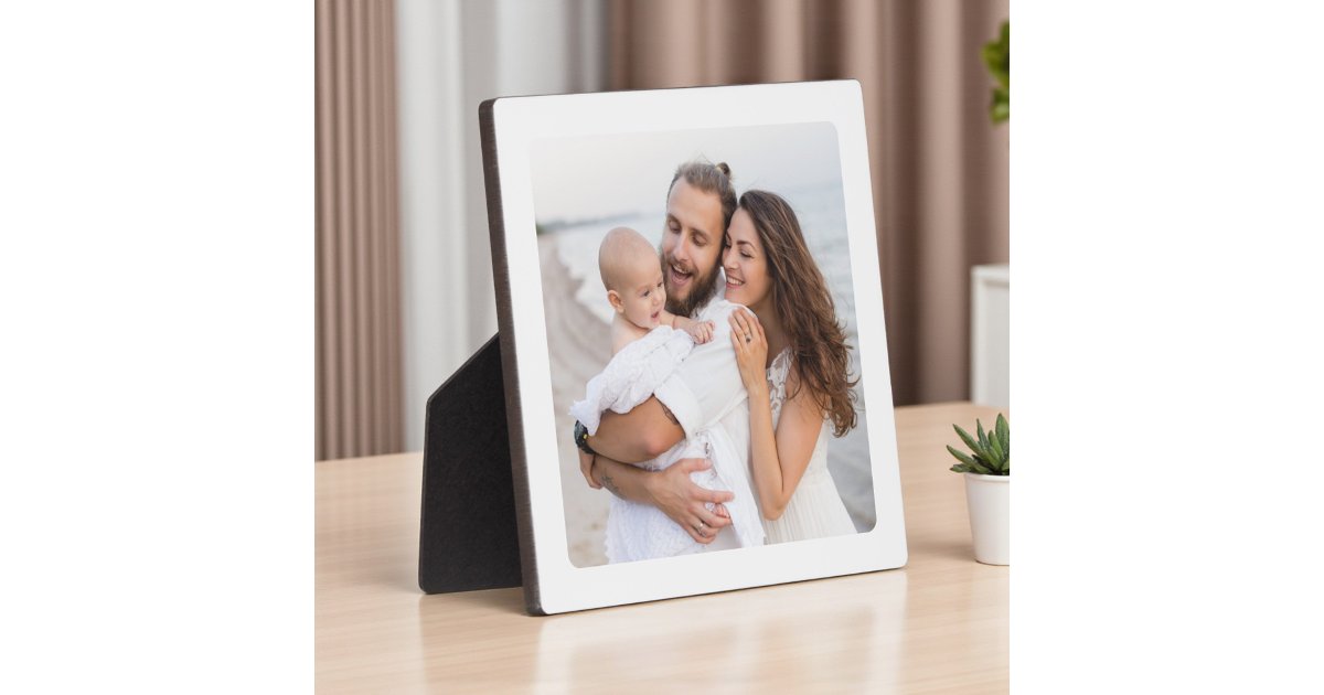 Custom Photo Family Plaque | Zazzle